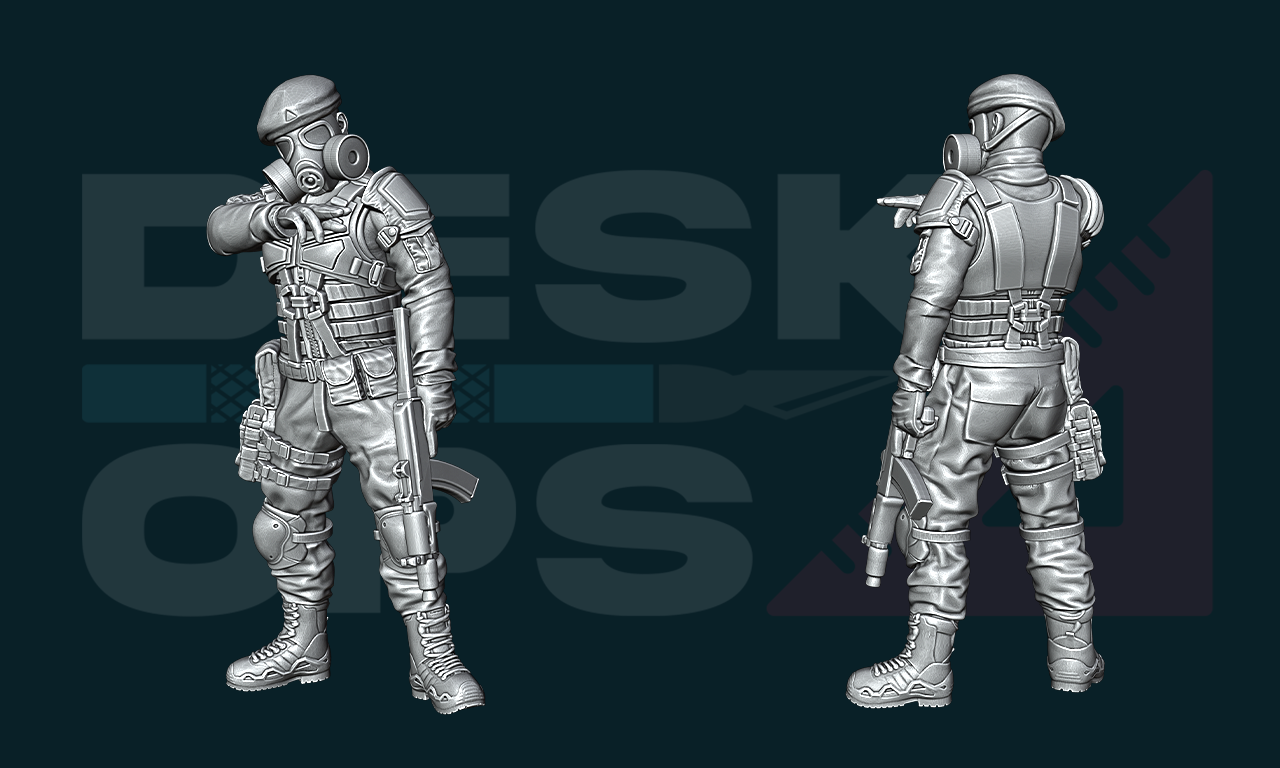 Tabletop Terrain & 28mm Miniaturen - Desk-Ops